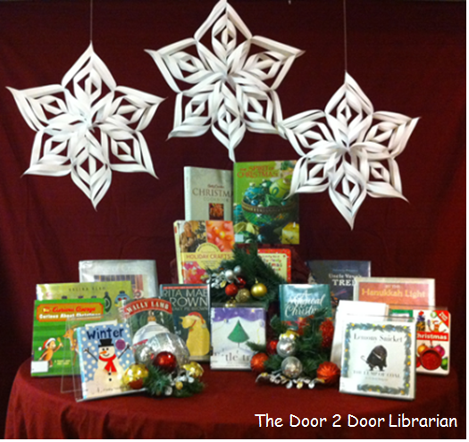 Winter Library Display Window